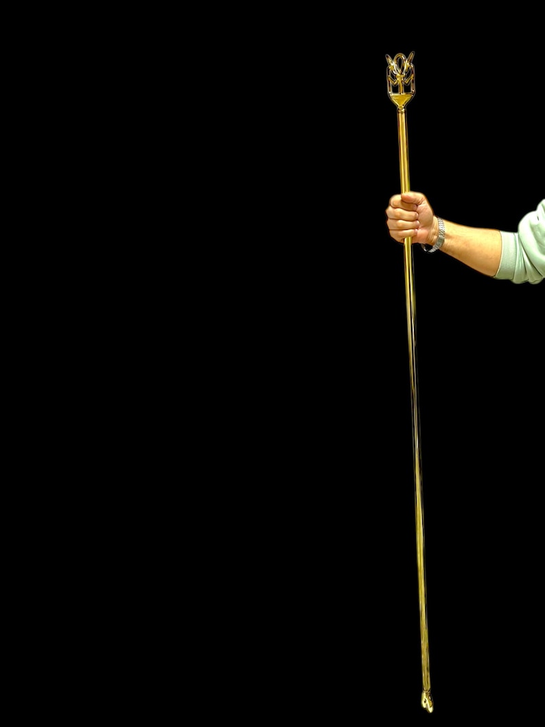 Golden Pharaoh Scepter of Ancient Authority Height 150CM Made in Egypt ...