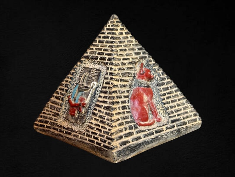 Rare Pyramid of Giza Egyptian Pyramid Statue Symbol of Ancient Egypt ...