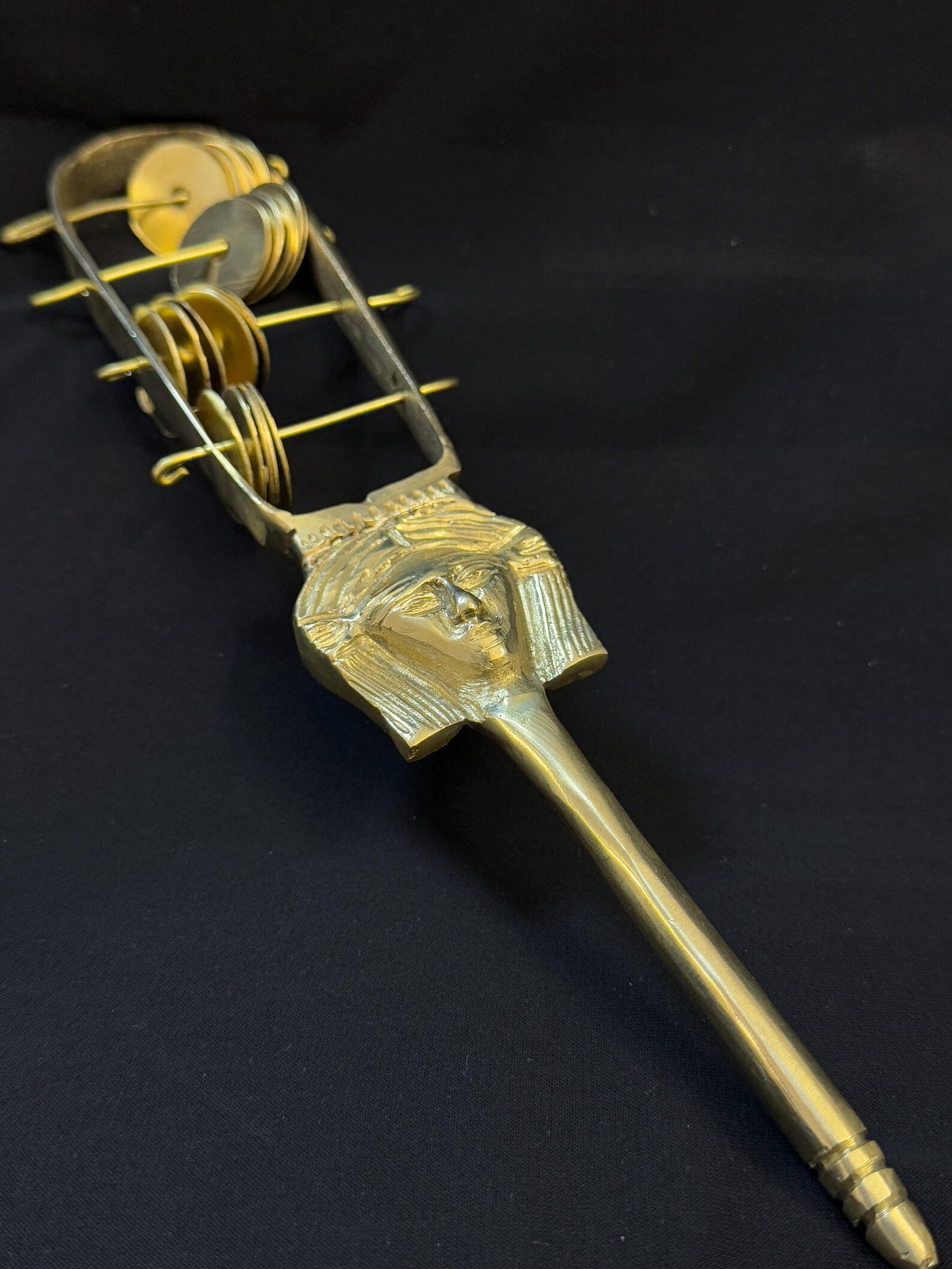 Pharaonic Sistrum of Goddess Hathor Ancient Egyptian Sistrum Handmade ...