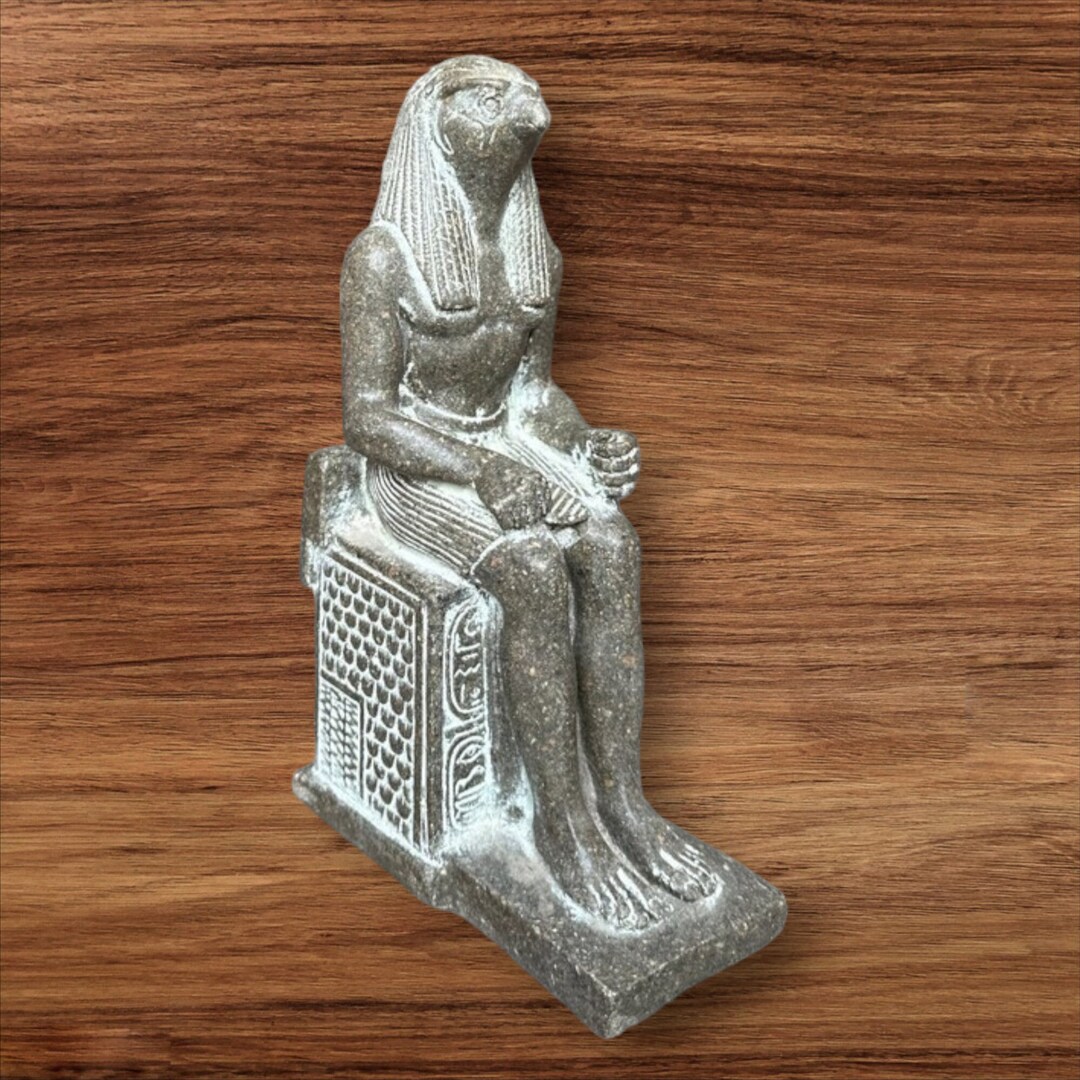 Cute Egyptian God Horus Standing Statue Handcrafted Egyptian Horus ...