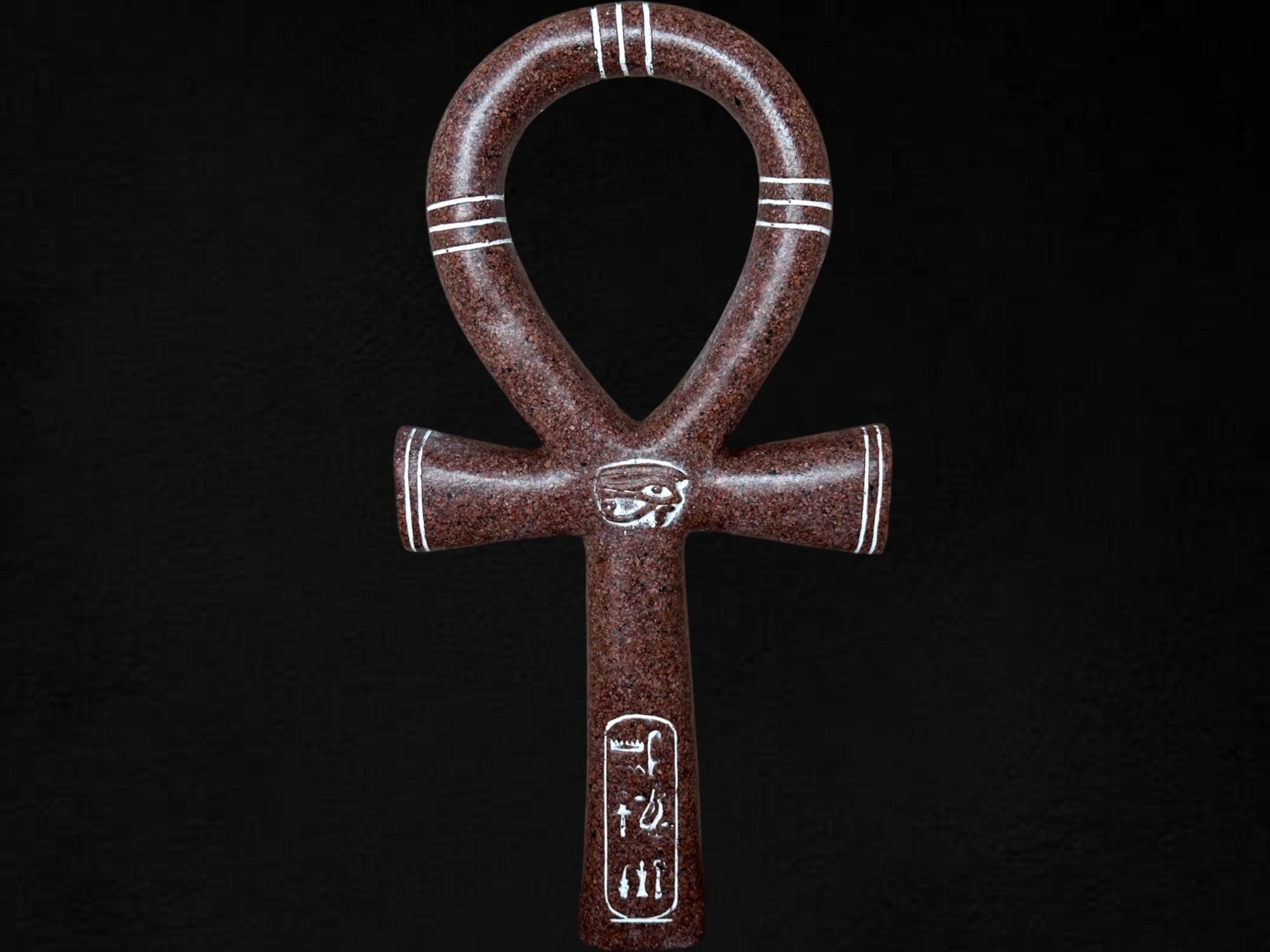 Ankh Key of Life Ancient Egyptian Symbol Hieroglyphic Artwork Key of ...