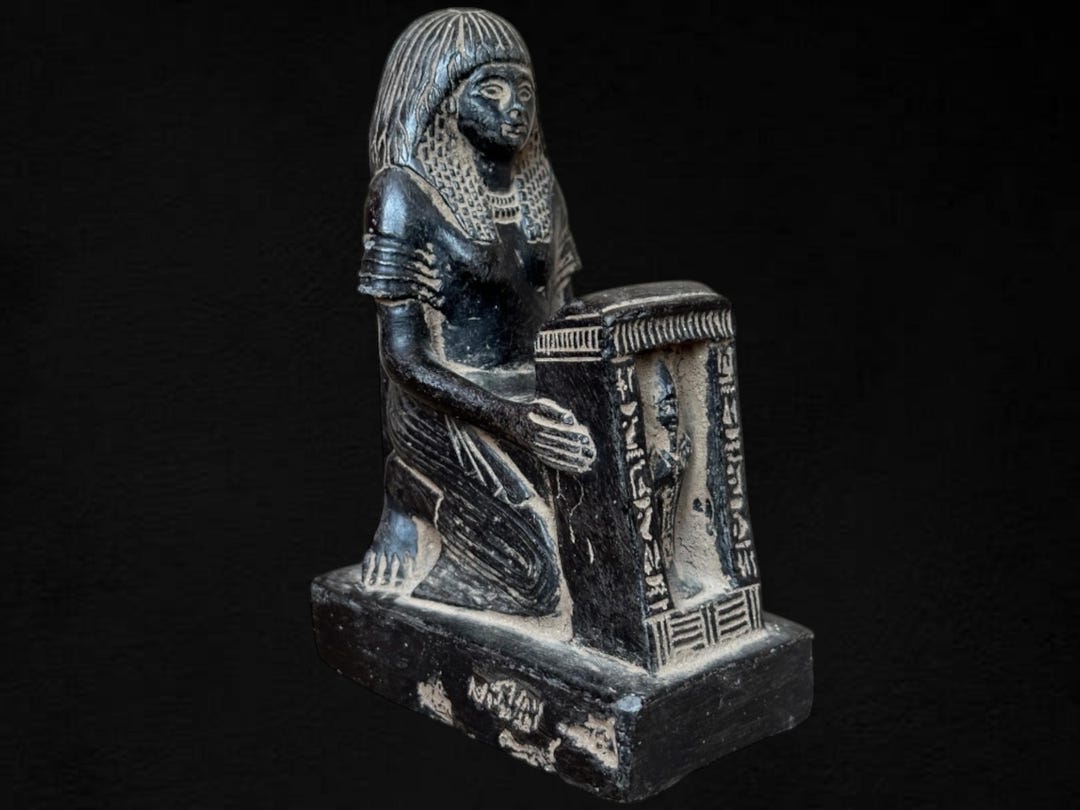 Handmade Queen Tia Statue: Egyptian Antiquity Replica - Etsy