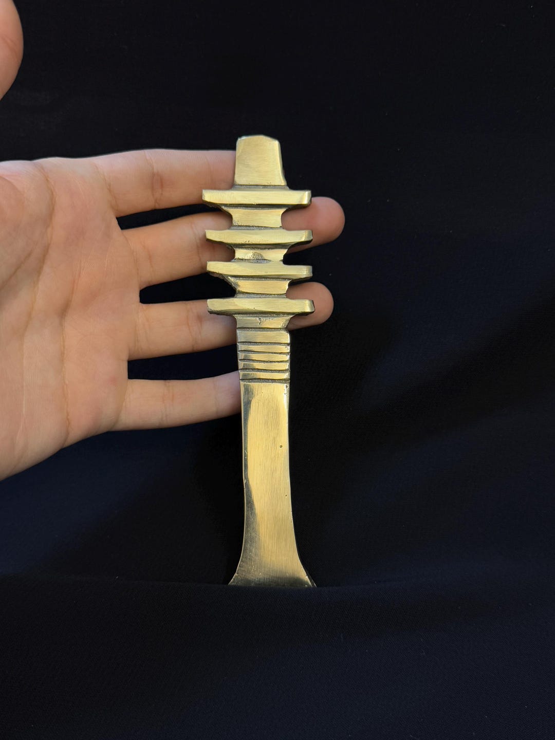 Brass Djed Pillar Statue - Ancient Egyptian Antiquity Sculpture - Etsy