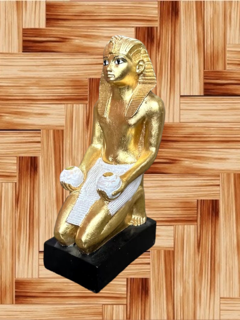 Egyptian God Hatshepsut Made in Egypt Gold and White Color - Etsy