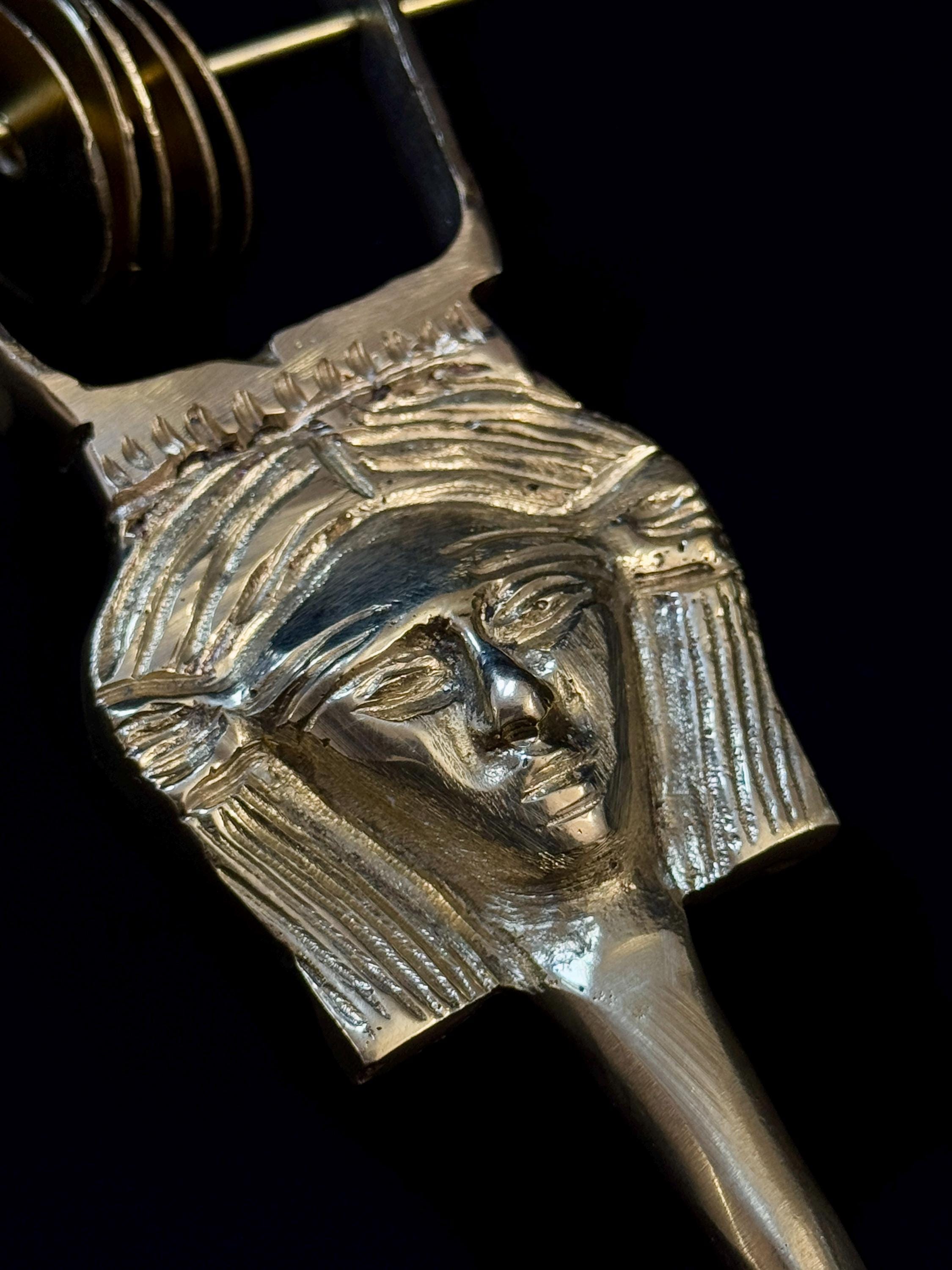 Pharaonic Sistrum of Goddess Hathor Ancient Egyptian Sistrum Handmade ...