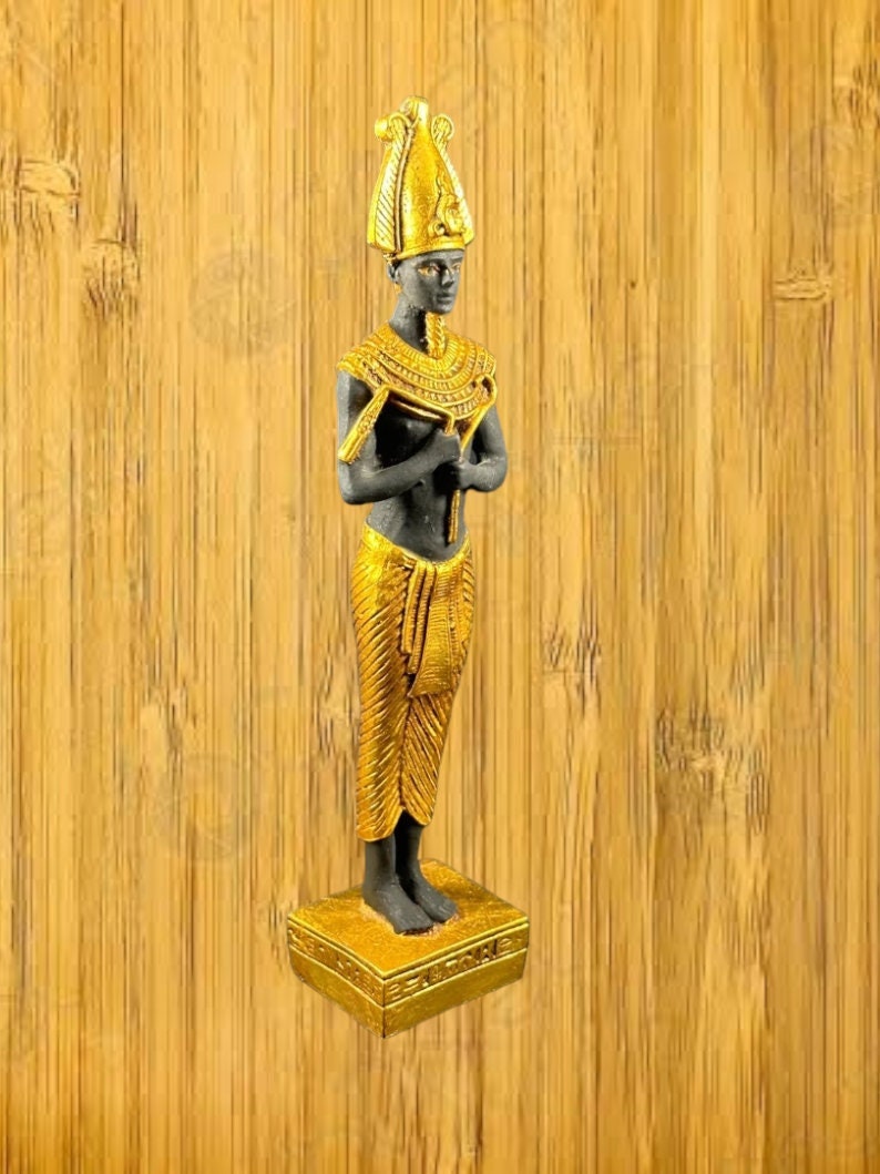 Golden Statue of Osiris Lord of the Dead and Deceased Gold Statue ...