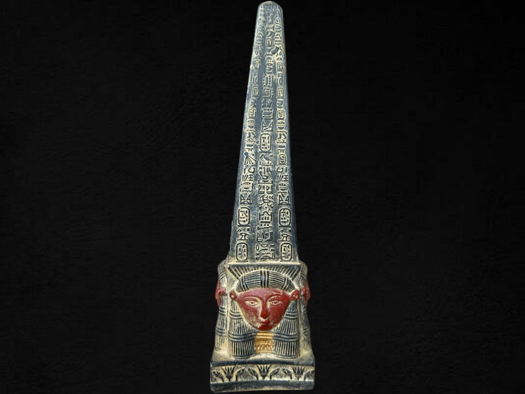 Obelisk Statue With Hieroglyphic Symbols Ancient Egyptian Altar Obelisk ...