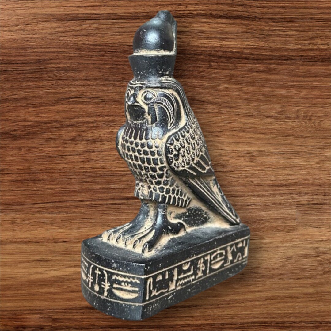 Cute Egyptian Statue Horus God Falcon Bird Antique Made in Egypt - Etsy