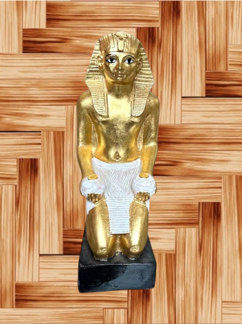 Egyptian God Hatshepsut Made in Egypt Gold and White Color - Etsy