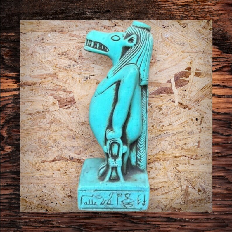 Best Taweret Hippo Egyptian Goddess goddess of Childbirth Statue Made ...