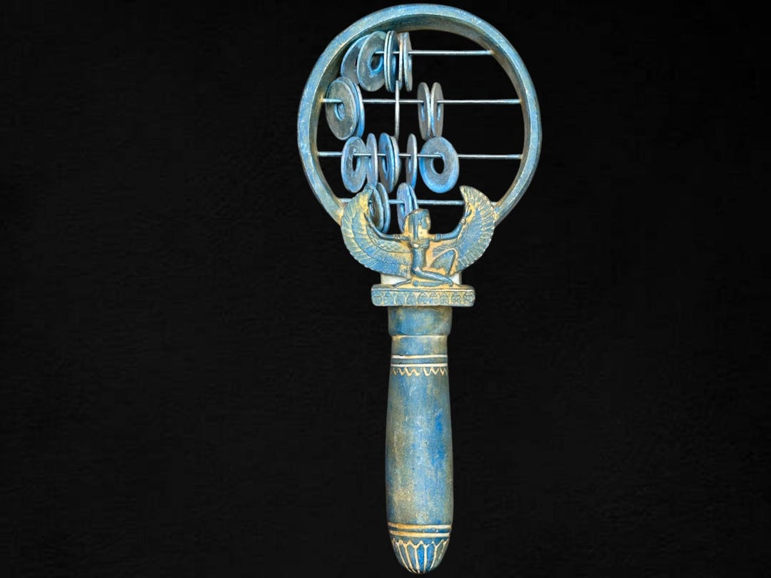 Unique Sistrum of Goddess Isis Musical Instrument Great Sound Amazing ...