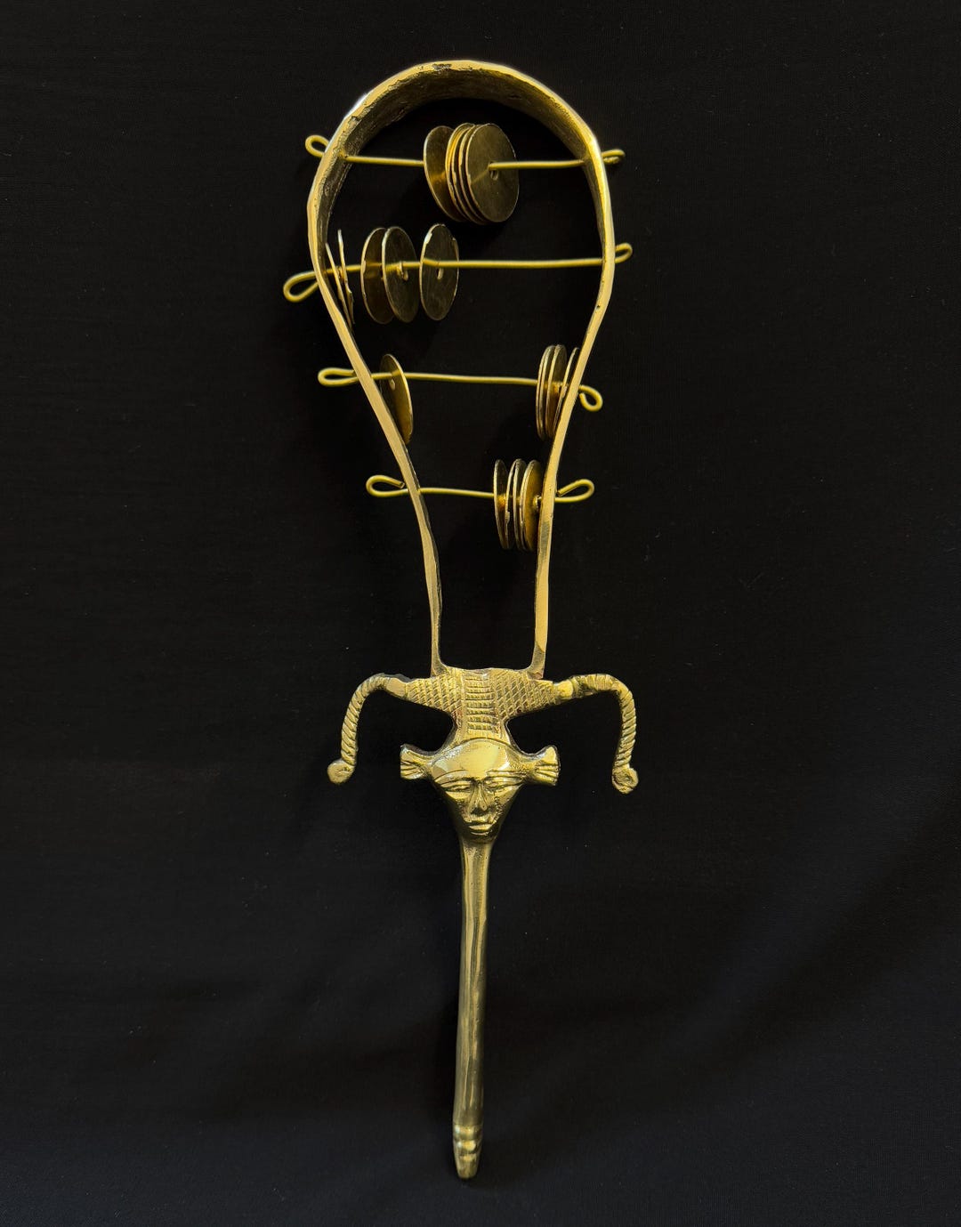 Rare Sistrum of Goddess Hathor Ancient Egyptian Sistrum Handmade Hathor ...