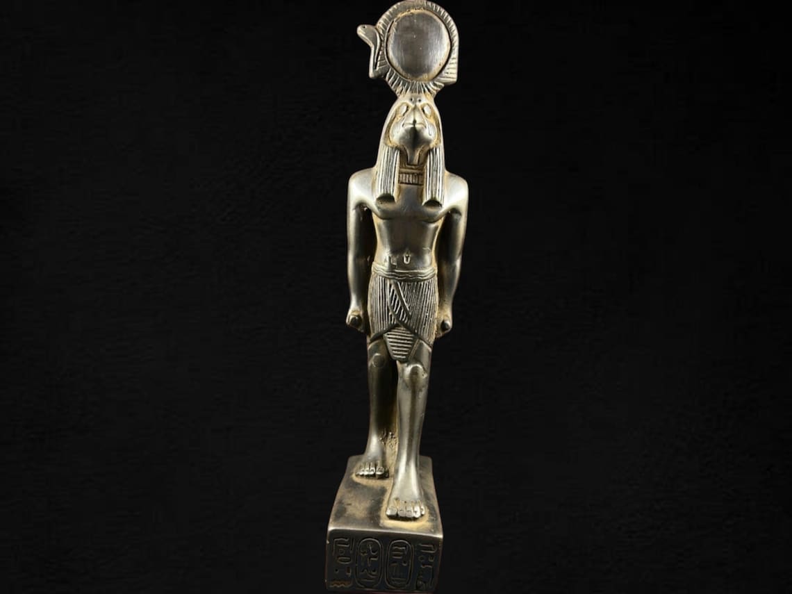Ra Statue: Ancient Egyptian Sun God Sculpture, Home Decor - Etsy