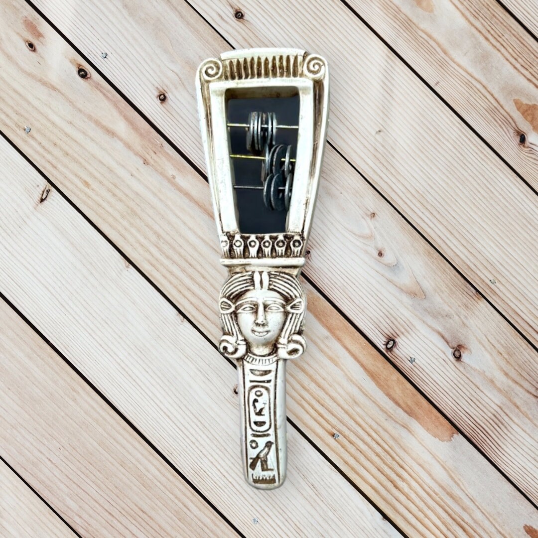 Sistrum of Goddess Hathor, White Color Magical Ancient Egyptian Musical ...