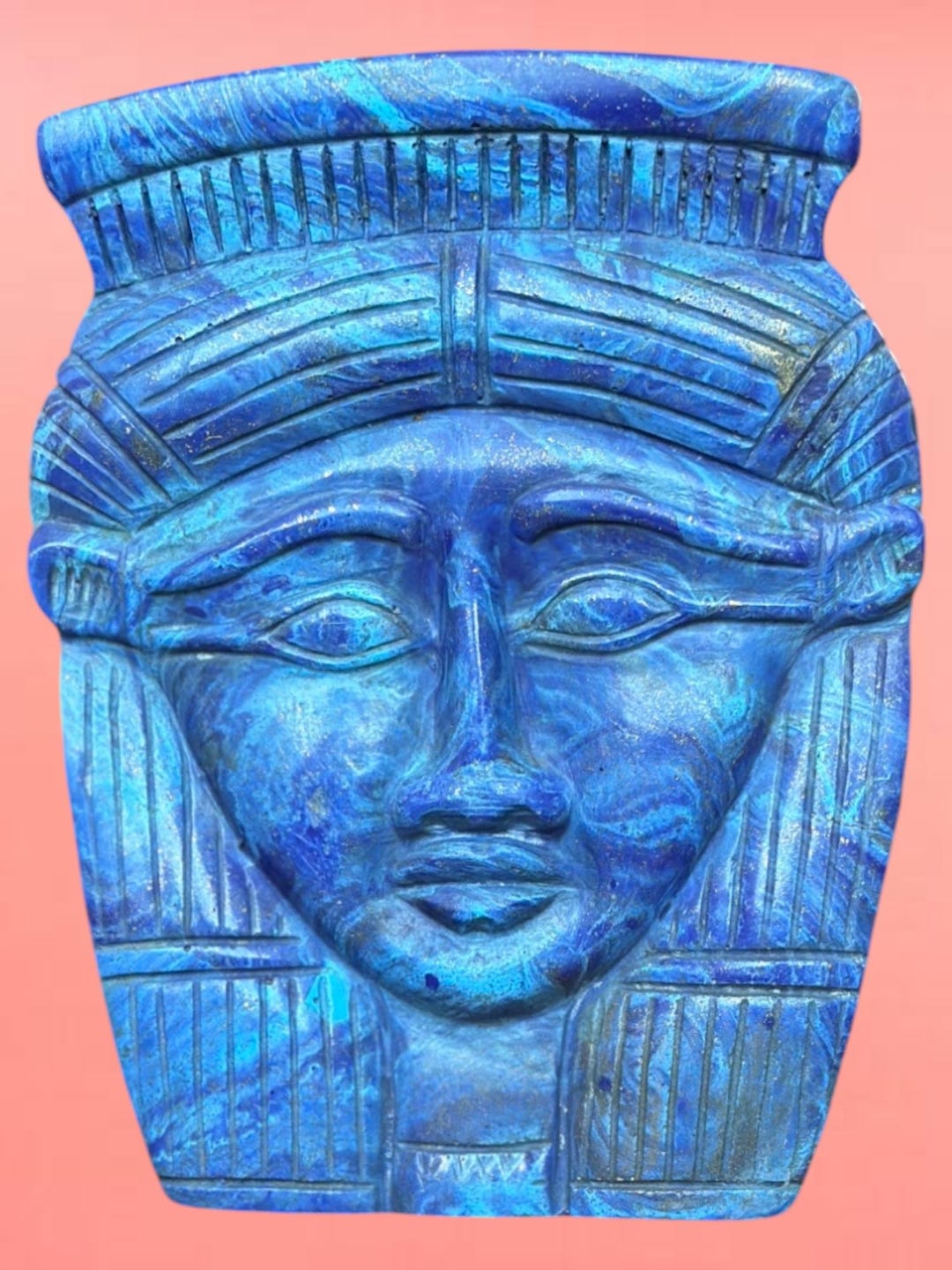 Hathor Head Goddess Statue Hathor Mask Egyptian Goddess Sculpture ...