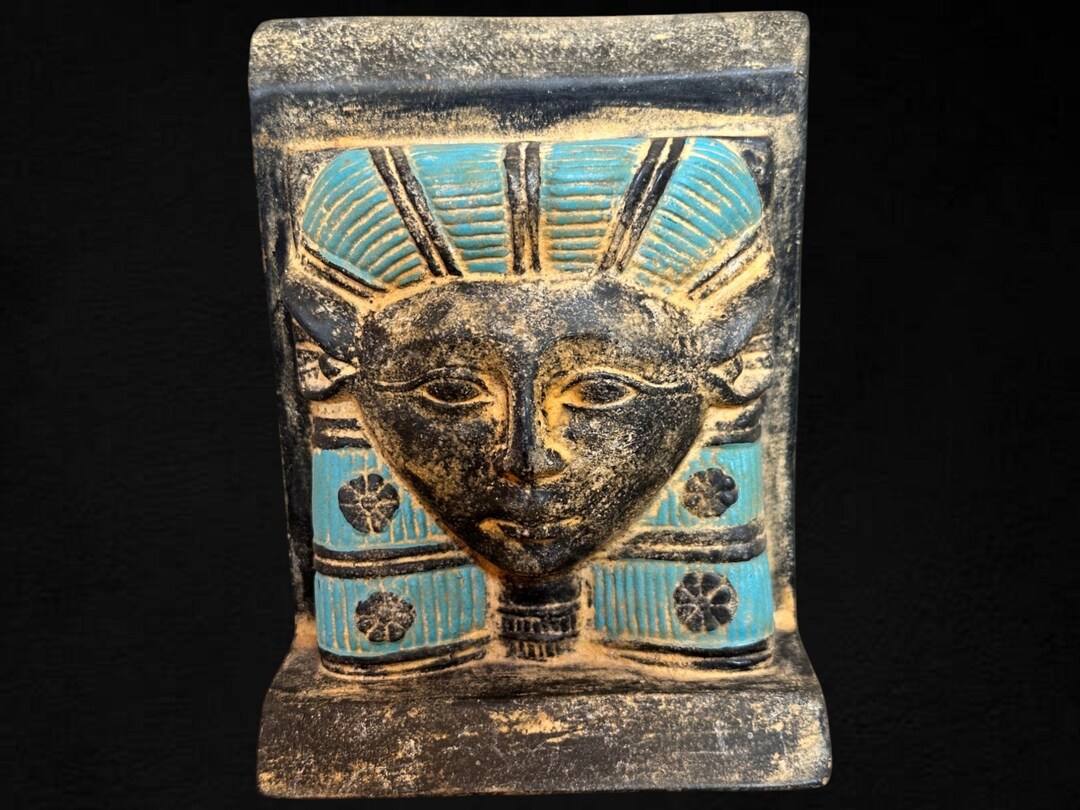 Hathor Bust Statue Hathor Goddess Head Statue Egyptian Hathor Goddess ...