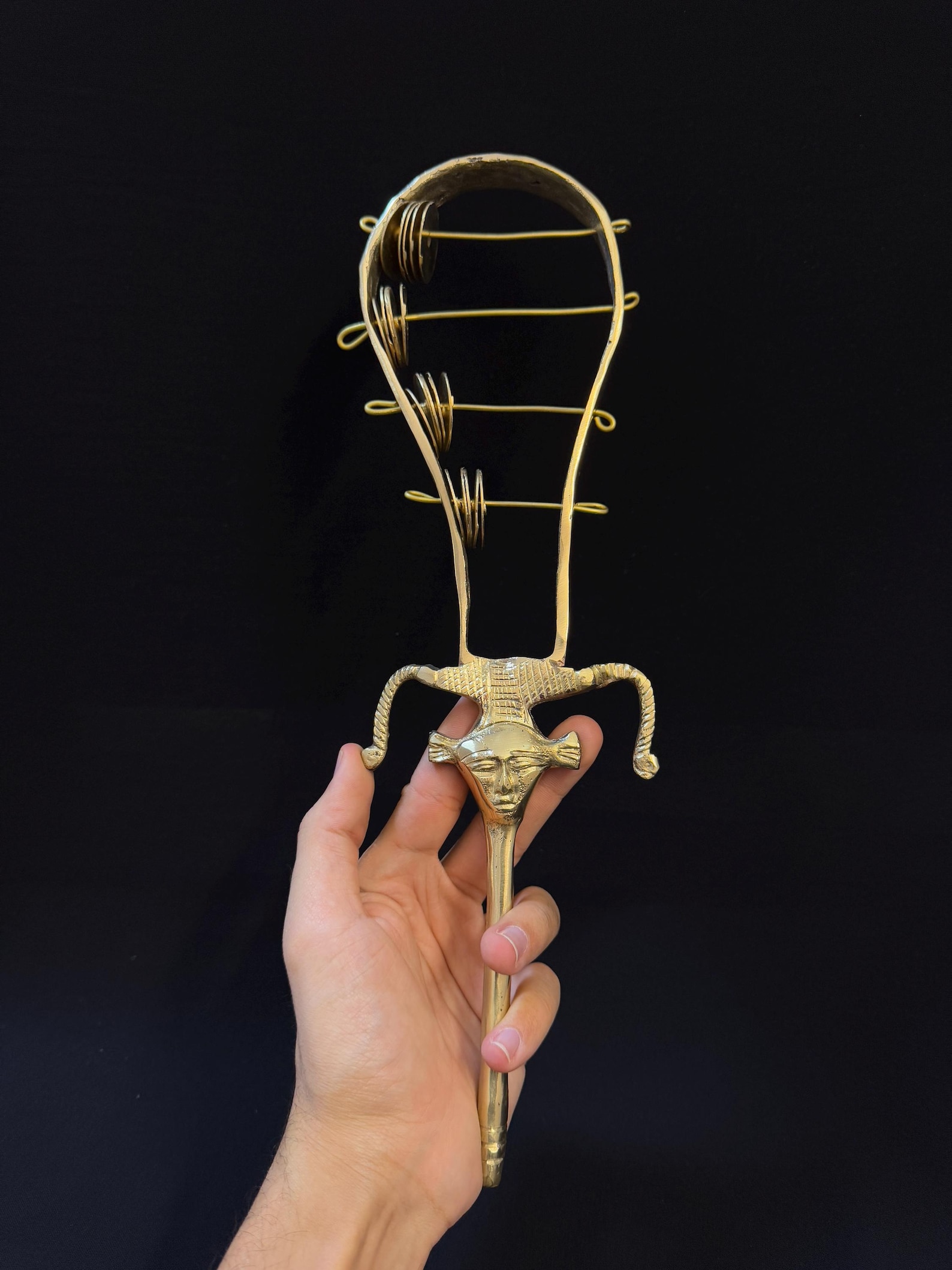 Powerful Ancient Egyptian Sistrum Musical Instrument Handmade Amulet ...