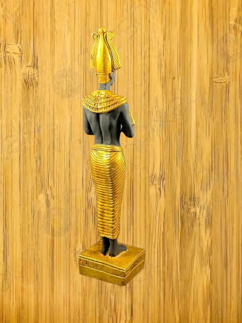 Golden Statue of Osiris Lord of the Dead and Deceased Gold Statue ...
