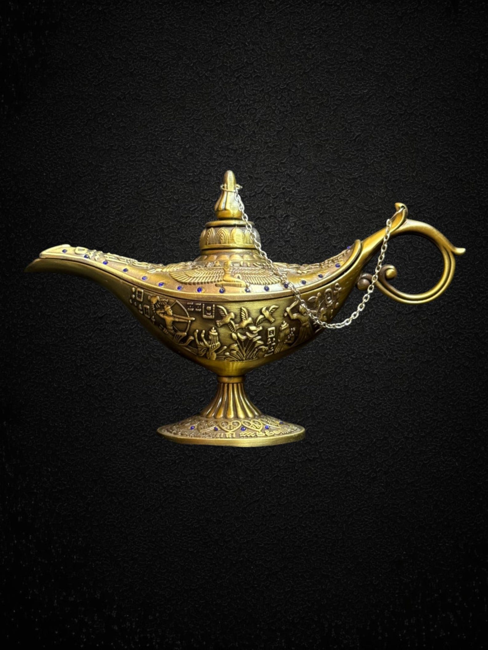 Unique Aladdin Magic Lamp Genie Lamp Antique Oil Lamp Brass Decoration ...