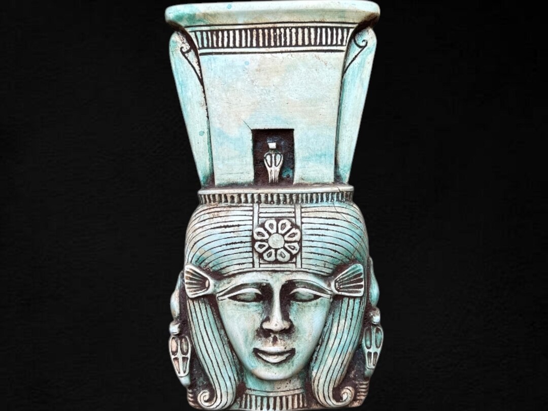 Rare Ancient Egyptian Cow Goddess Hathor Sculpture Hathor Statue ...