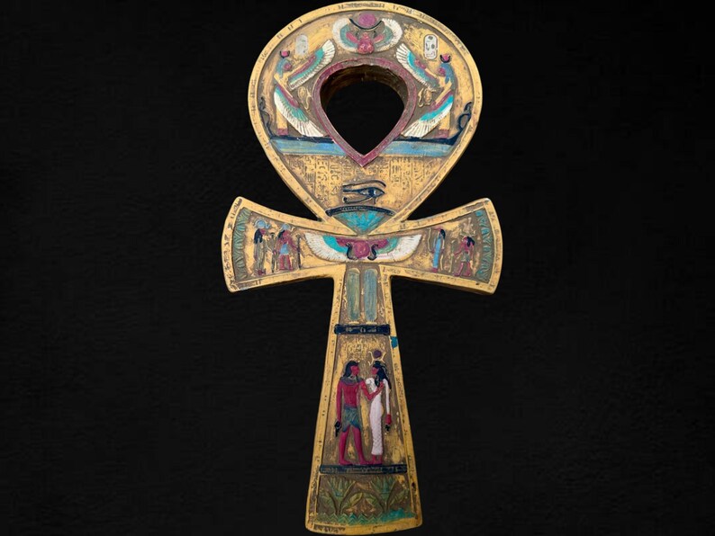 Handmade Egyptian Ankh Wall Art: Key of Life Decor - Etsy