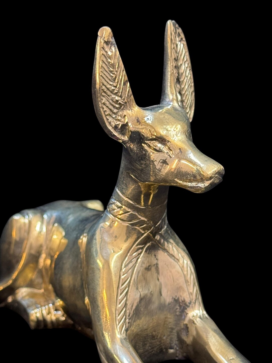 Unique Egyptian Anubis Statue, Jackal-headed God of the Dead ...