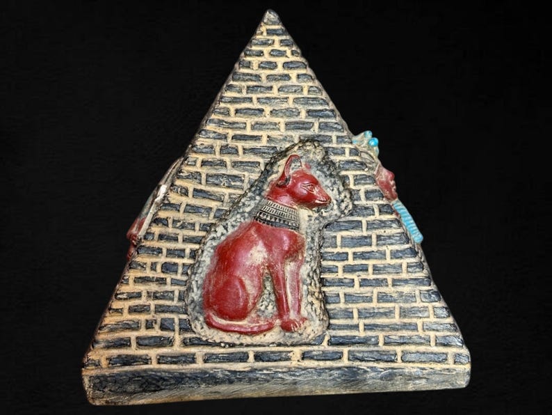 Rare Pyramid of Giza Egyptian Pyramid Statue Symbol of Ancient Egypt ...