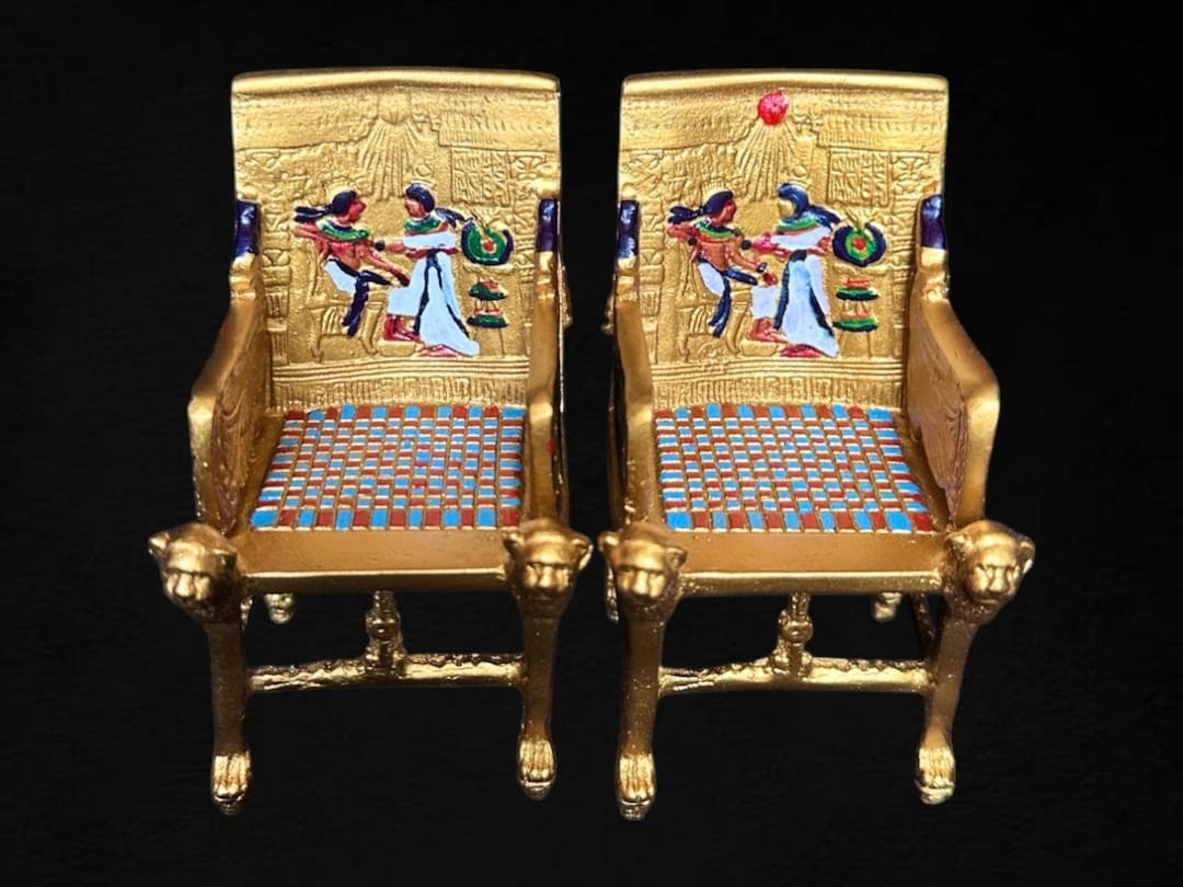 Tutankhamun Replica Thrones Chair Tutankhamun Chair Egyptian Relic ...