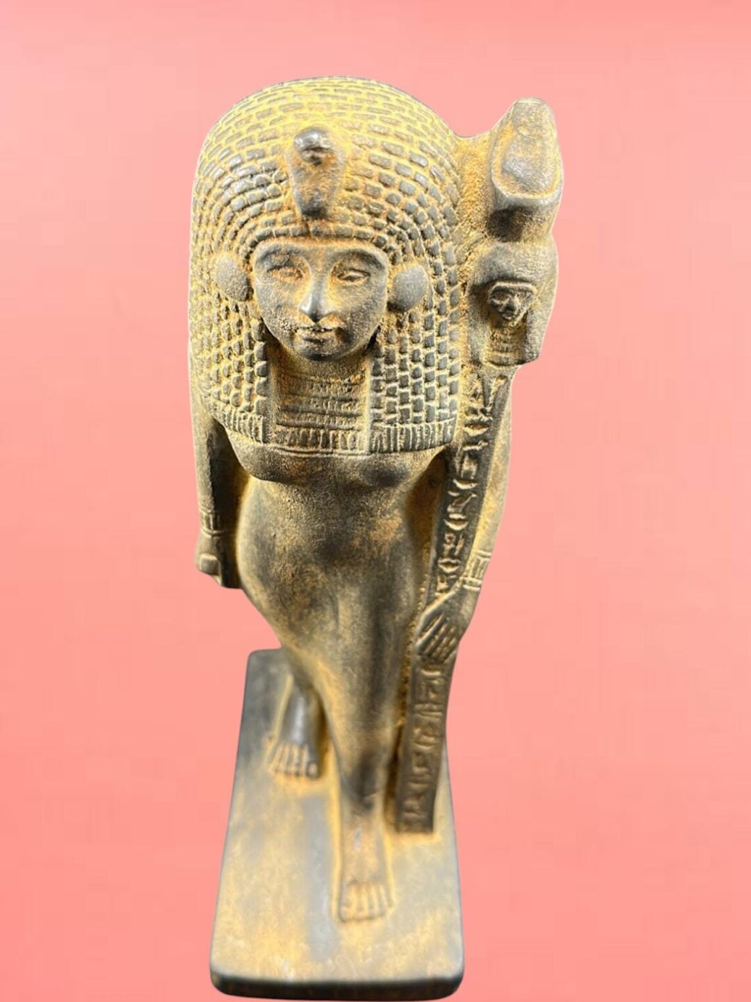 Queen Hatshepsut Standing With the Cobra Sculpture Hatshepsut Figurine ...