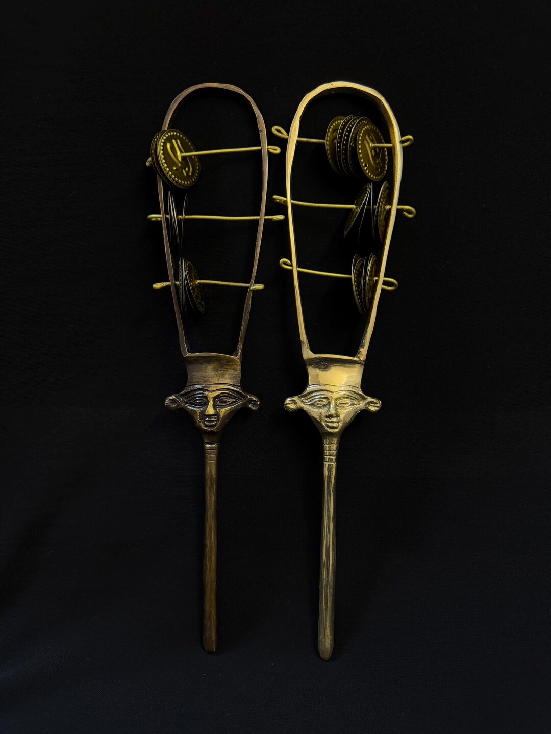 Unique Pharaonic Sistrum of Goddess Hathor Ancient Egyptian Sistrum ...