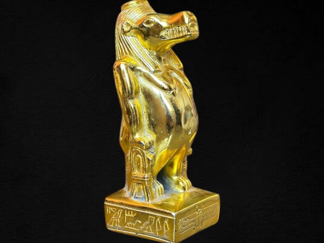 Ancient Egyptian Statue of Taweret (taueret, Taurt, Apet, Opet) the ...