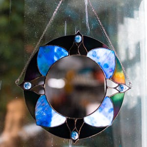 Gothic Round Wall Mirror – Halloween Home Decor – Mystical Accent ...