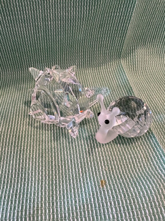 Swarovski Crystal Conch Shell Snail Combo Set 5 - Etsy