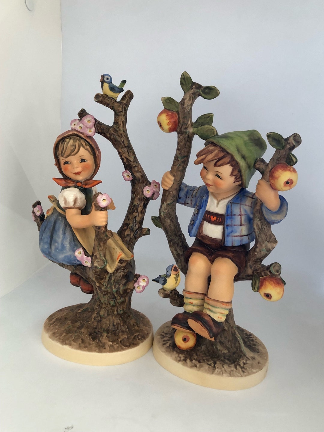 Hummel Large Apple Tree Girl & Boy #'s 141V and 142V TMK 5 - Etsy