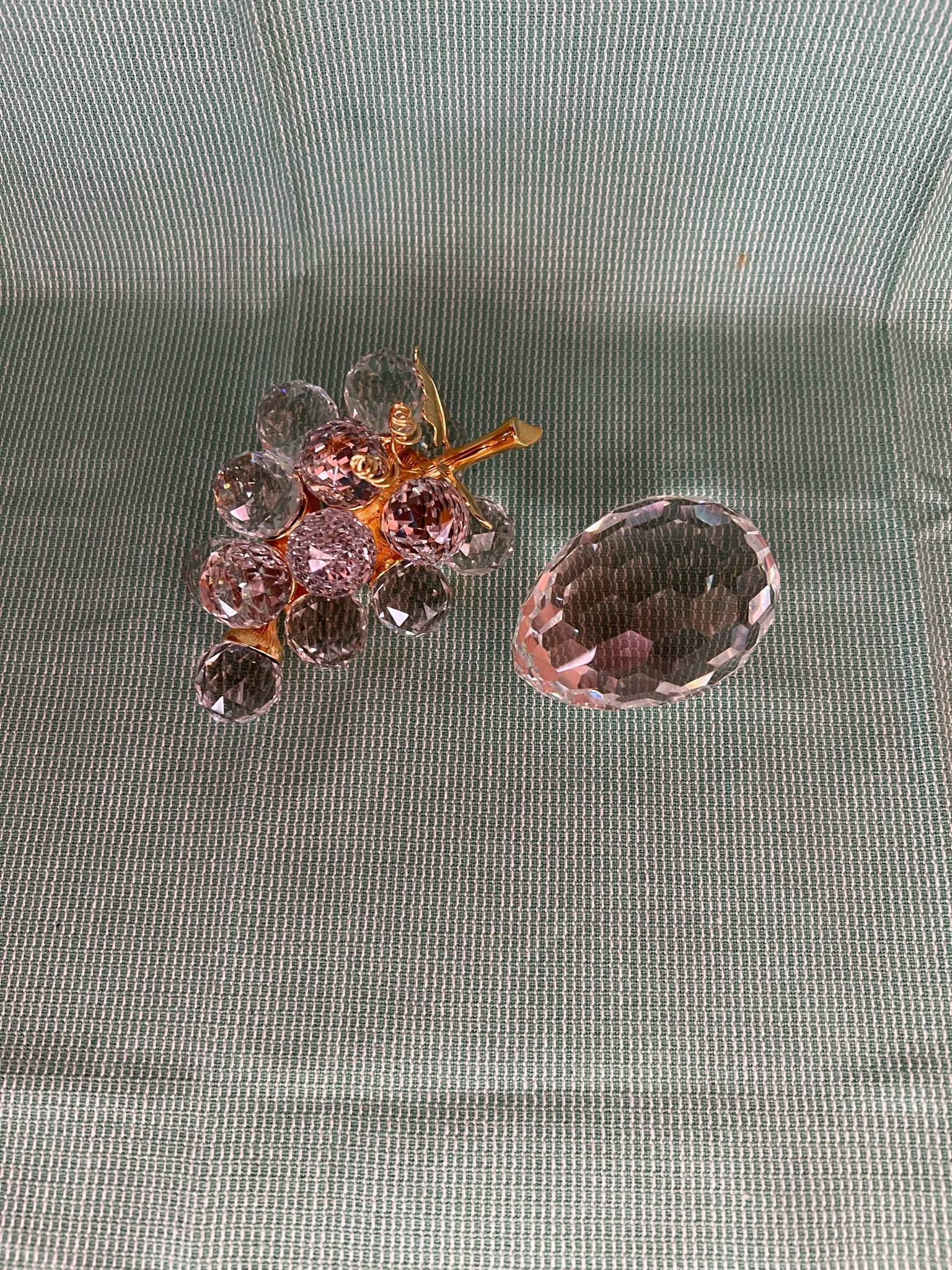 Swarovski Crystal Egg and Grapes Combo Set 8 - Etsy