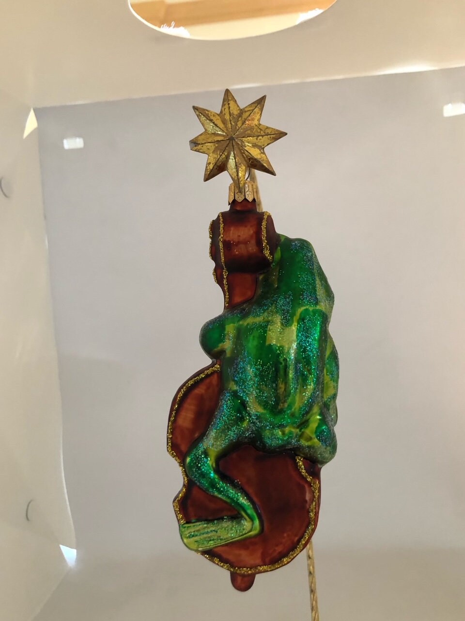Radko "jeremiah Frog With Bass" Ornament - Etsy