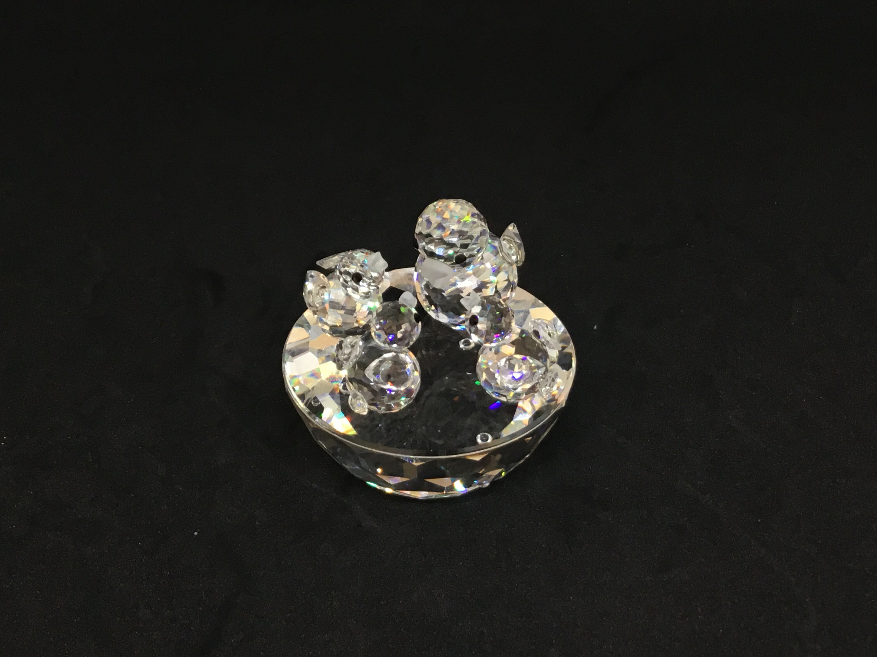 Swarovski Crystal Sparrow, Rooster and Bird Nest Combo Set # 14 - Etsy
