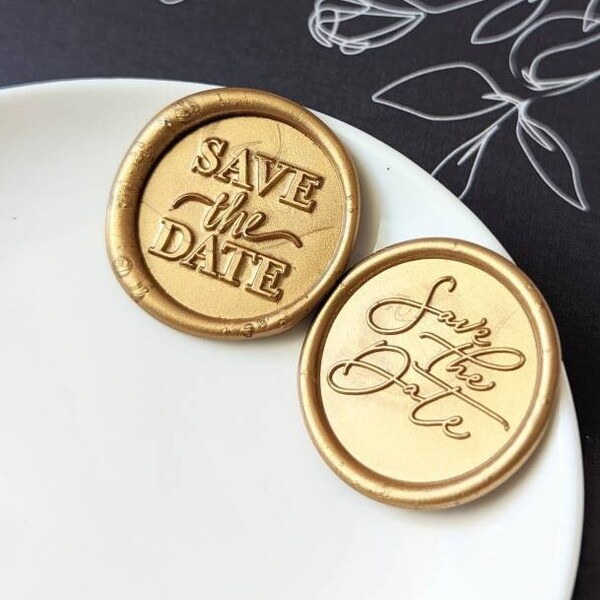 Save the Date Seals - Etsy