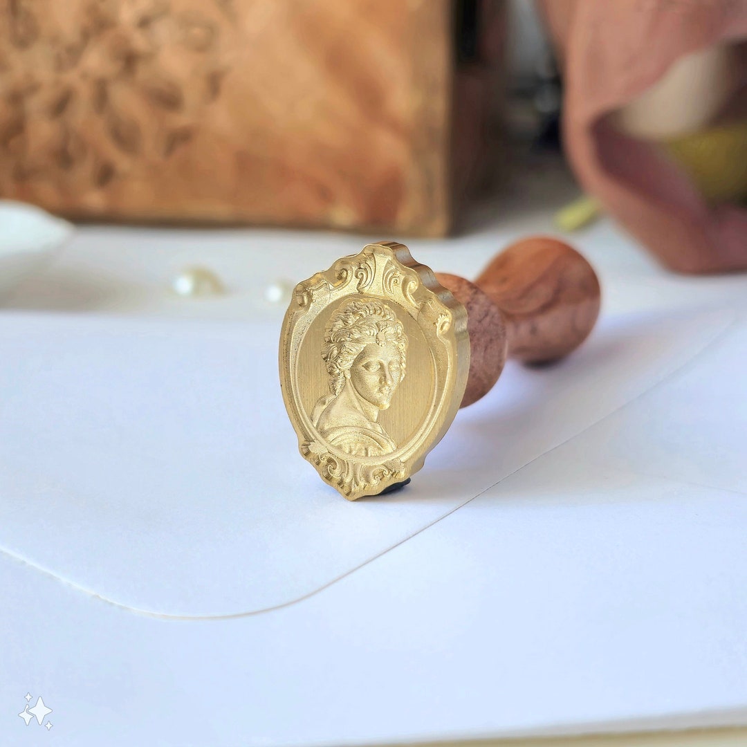 Victorian Lady Wax Seal Stamp- 25mm - Etsy