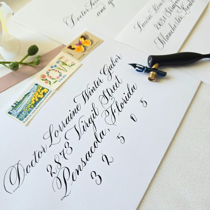 Calligraphy Service - Etsy