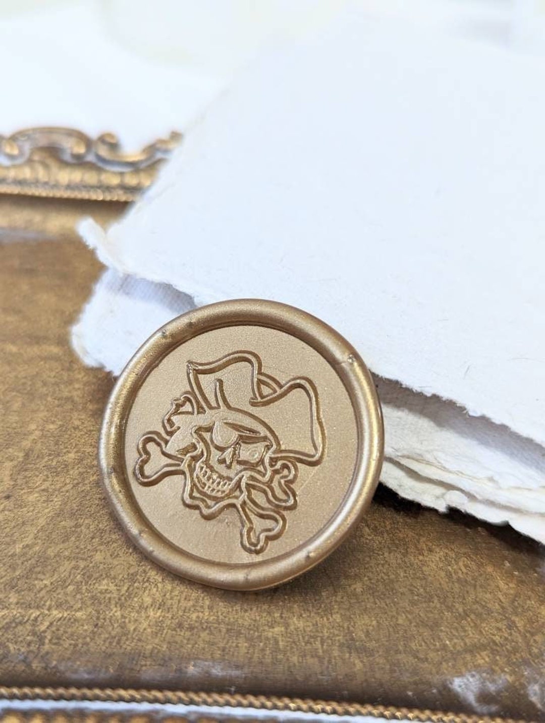 Pirate - Handcrafted Self-adhesive Wax Seals- Set of 25 - Etsy