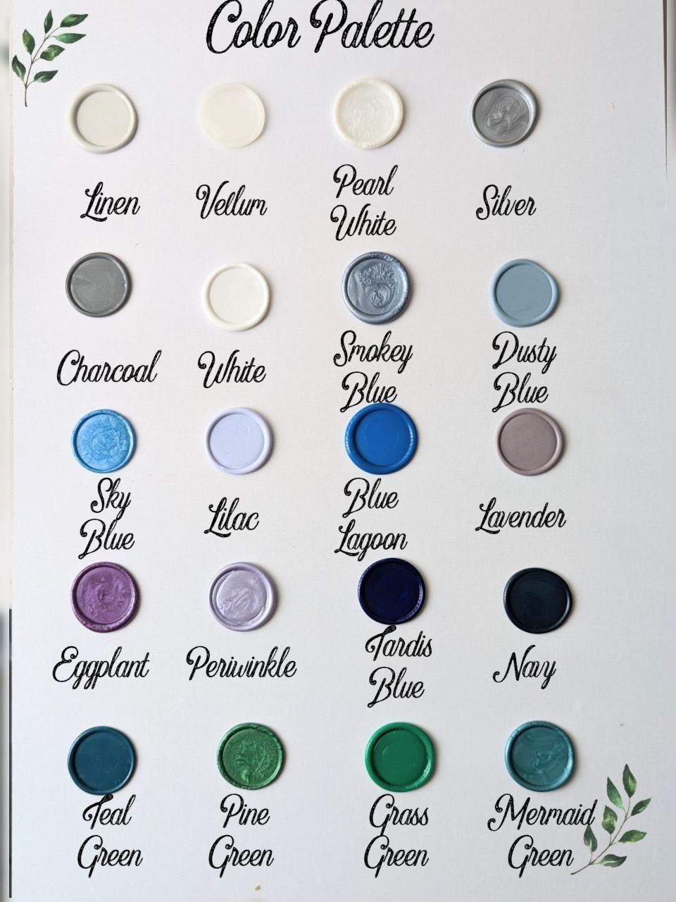 Premade wax seals and calligraphy — Inkspiringletters