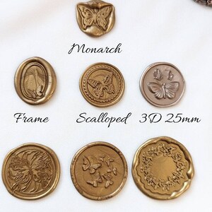 Butterfly Handmade Self-adhesive Wax Seal Stickers/peel & Stick Wax ...
