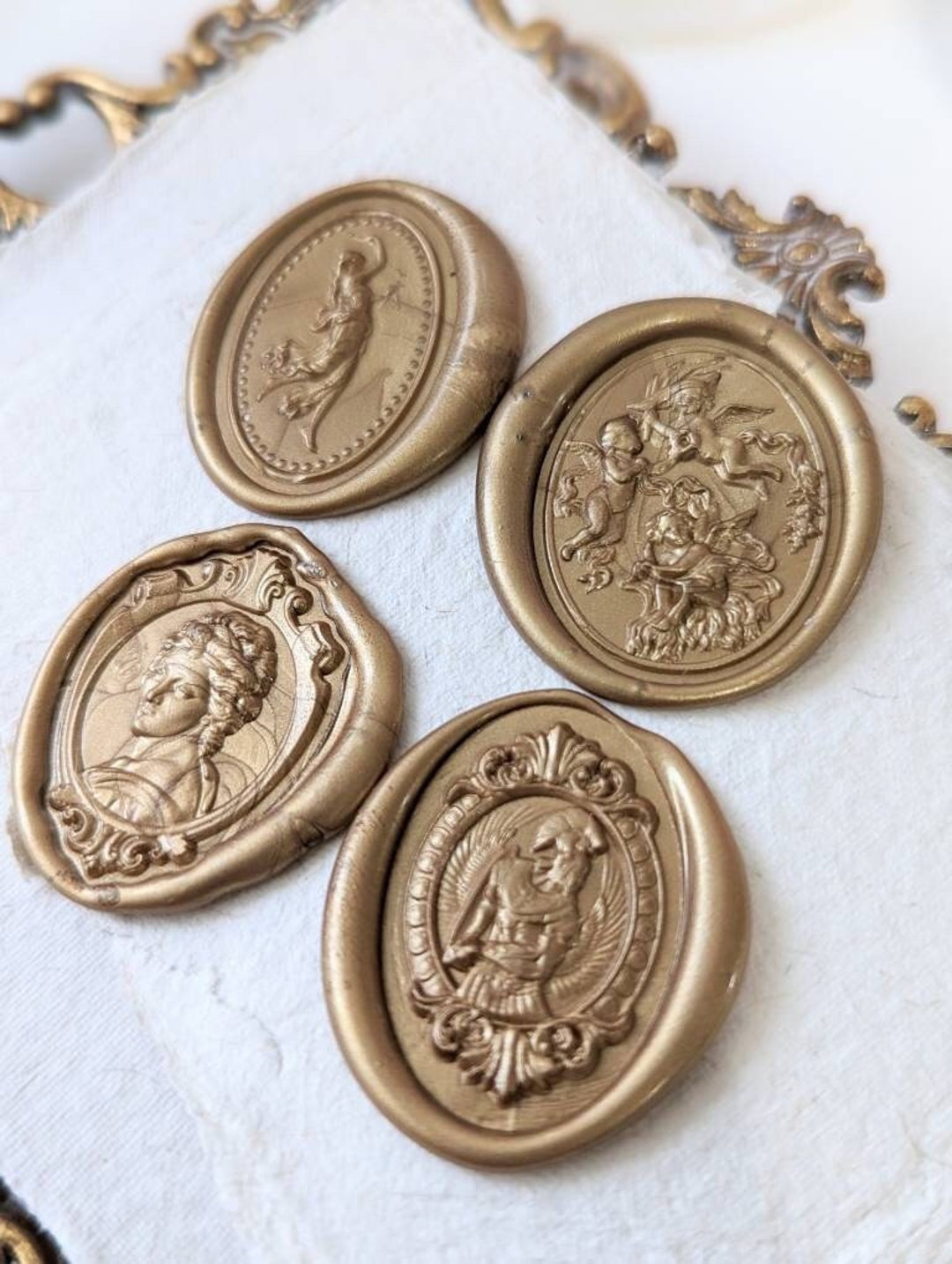 Victorian Handmade Self-adhesive Wax Seal Stickers/peel & Stick Wax ...
