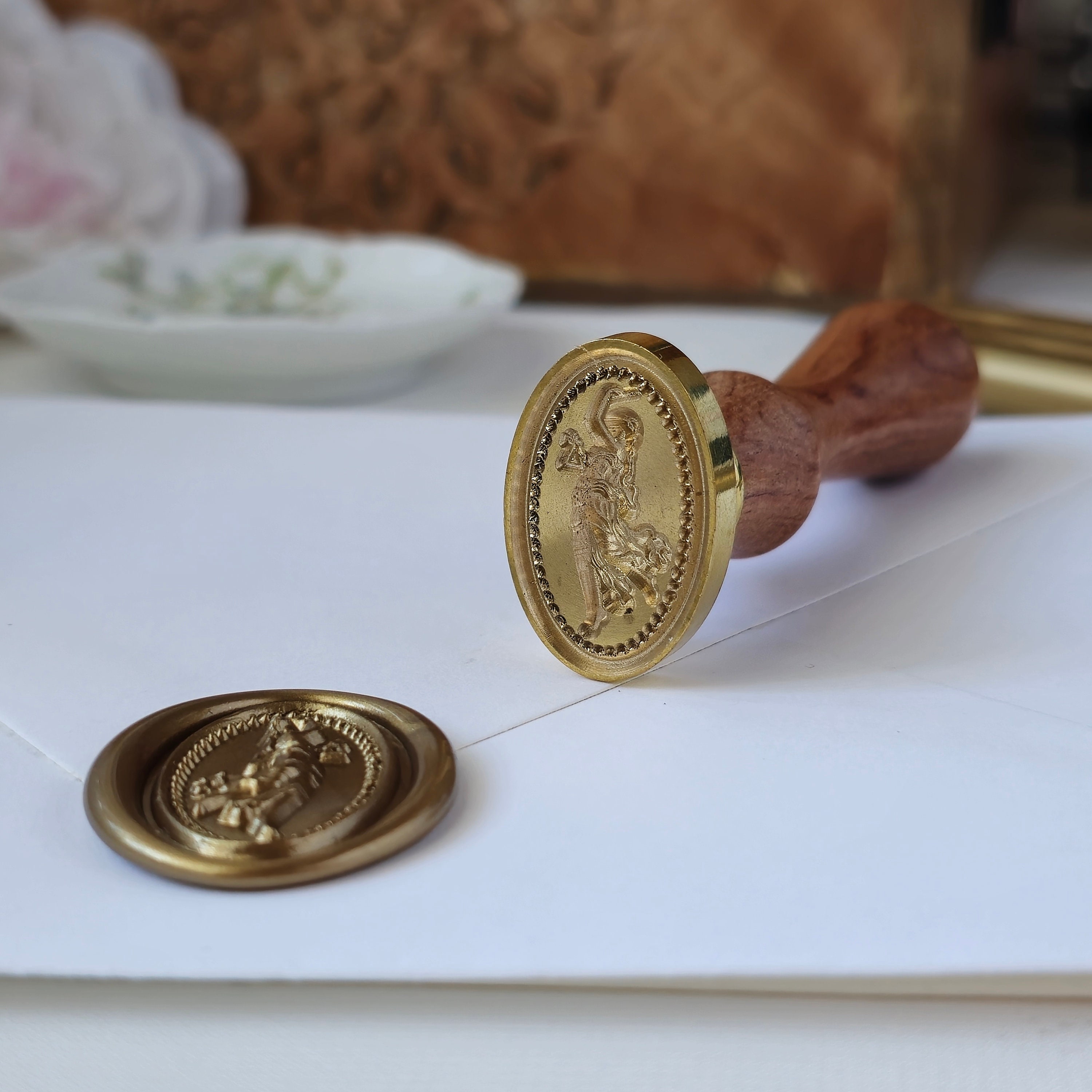 Lady Justice Wax Seal Stamp- 25mm - Etsy