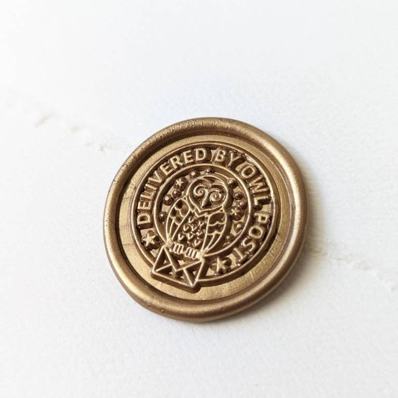 Owl Post Stamp - Etsy