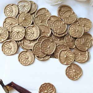 Seashell/pearl/clam/nautical/beach Wedding Handmade Self-adhesive Wax ...