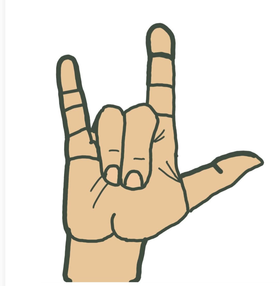 I Love You (ASL) American Sign Language - Etsy