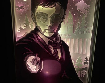 Harry potter shadow box - Etsy UK