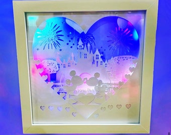 Mickey Shadow Box - Etsy UK